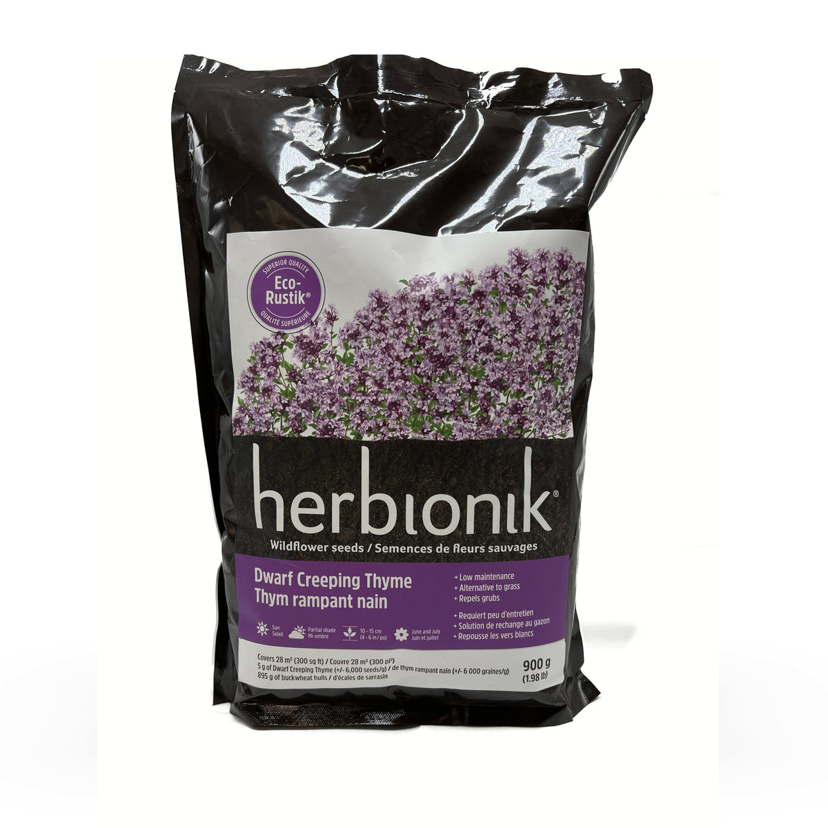 Thym rampant nain - Herbionik ecorustik (couvre-sol) 900 g - Semences ...